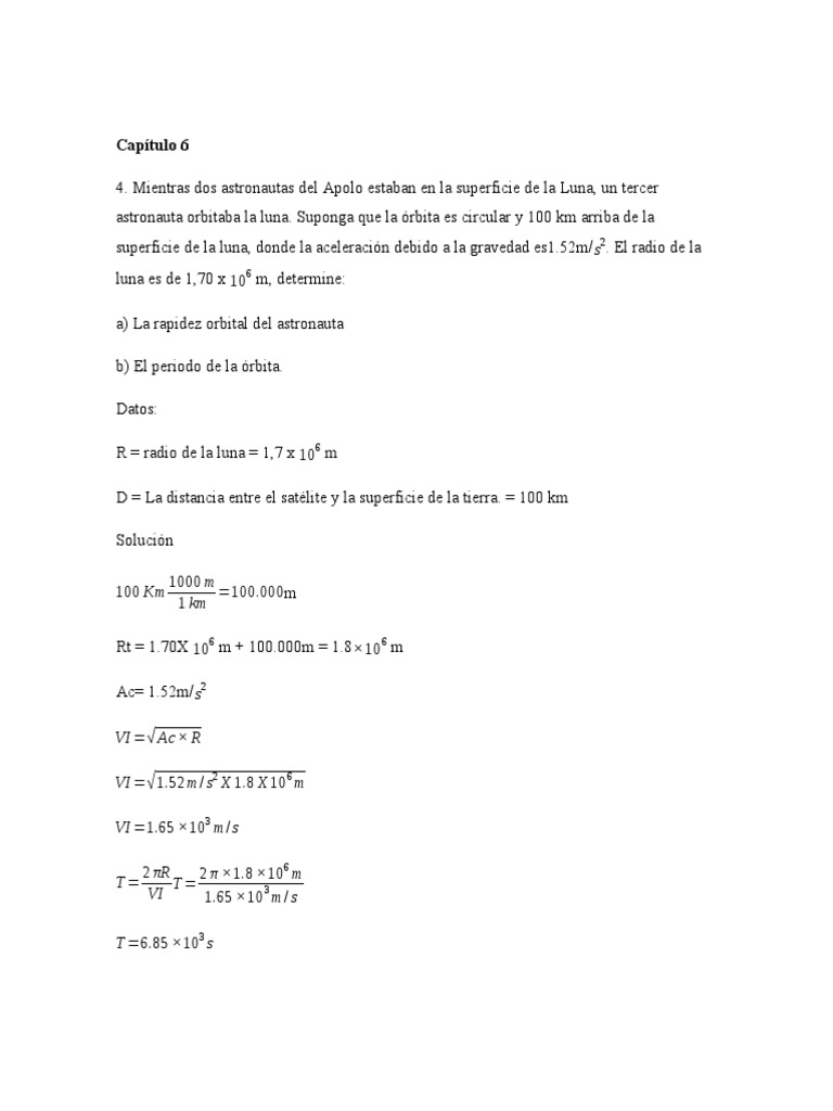 Ejercicios Serway Capitulo 6 | PDF | Masa | Cantidad