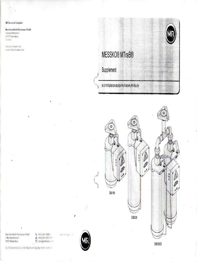 Anexo 1 - MANUAL DE INSTALACION MESSKO MTraB - MR | PDF