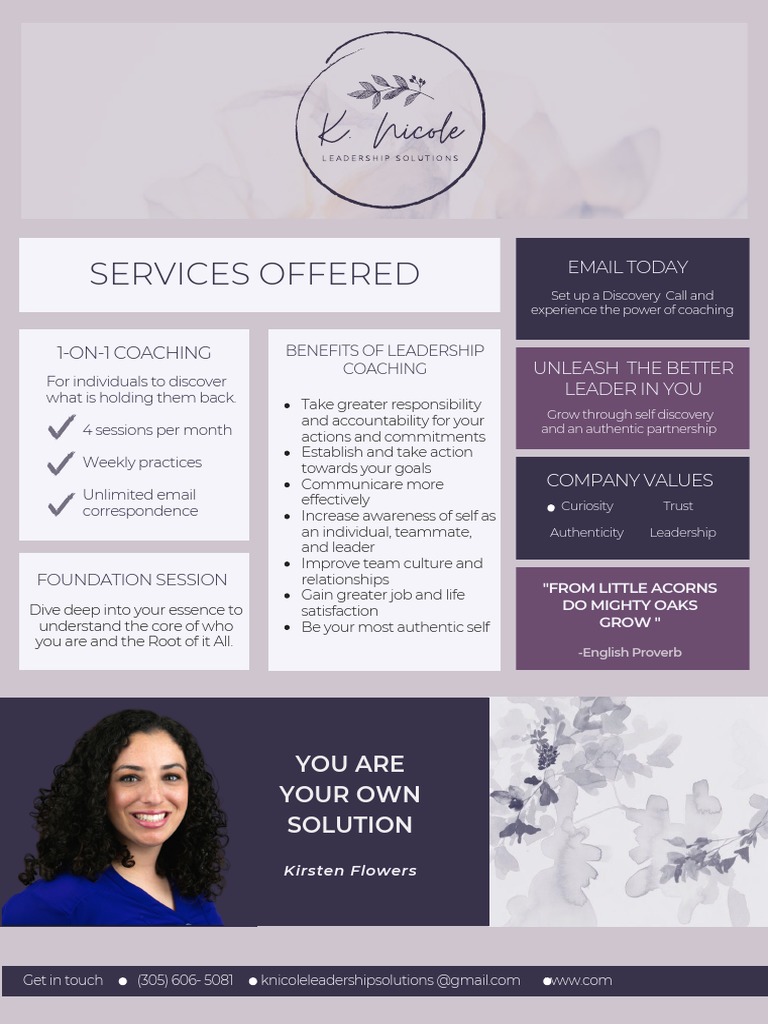 One Pager | PDF | Leadership | Behavior Modification