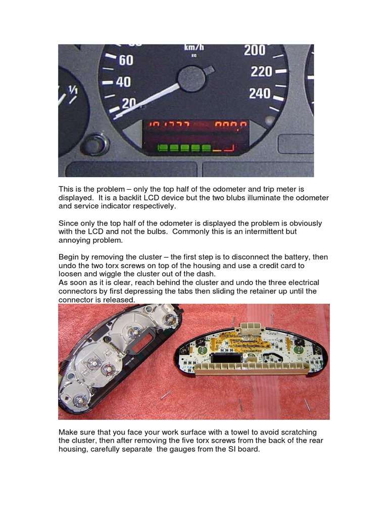 Instrument Cluster Repair PDF | PDF | Electrical Connector | Industrial ...