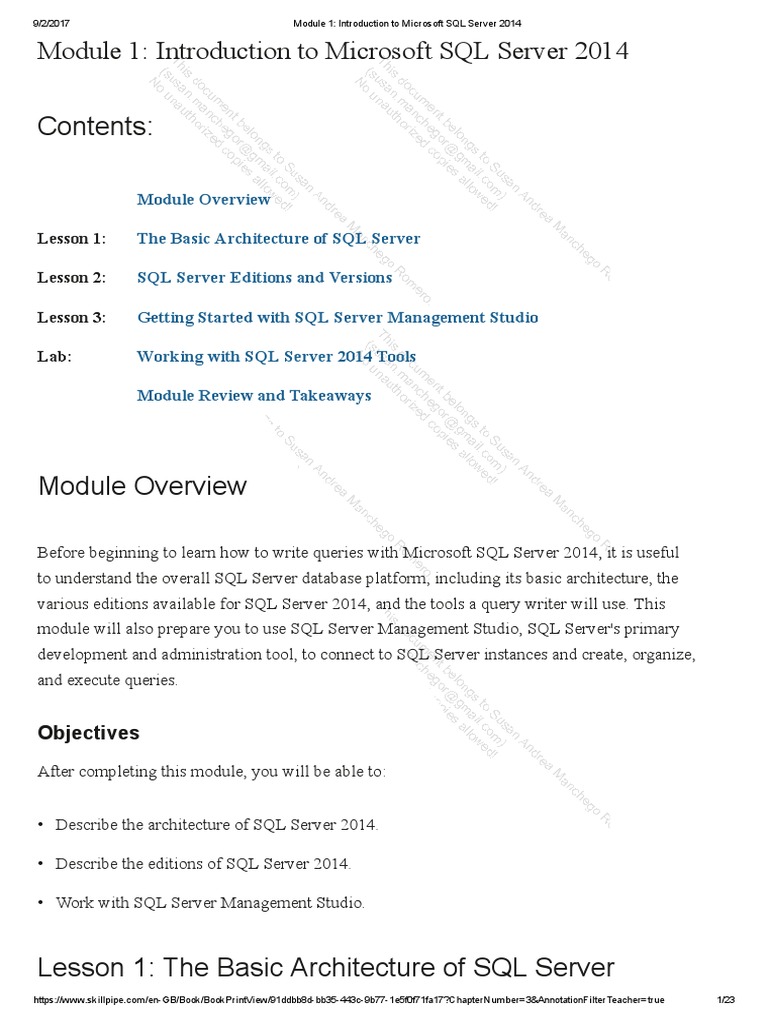 Querying PDF | PDF | Microsoft Sql Server | Databases