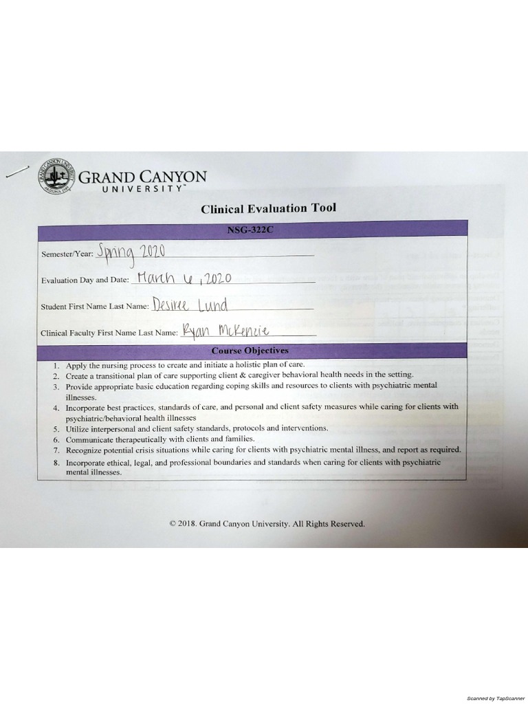 Psych Final Eval | PDF