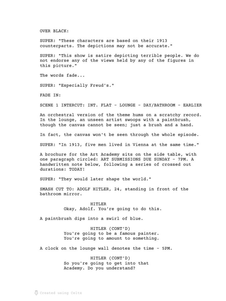 COMRADES Show Pilot Episode Script | PDF | Josip Broz Tito | World Politics