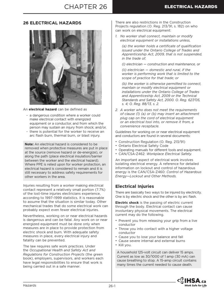 Electrical Hazards Pdf Personal Protective Equipment Electrician