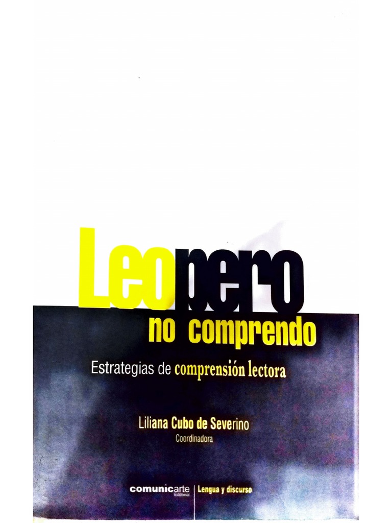 Leo Pero No Comprendo PDF | PDF | Memoria | Oración (Lingüística)