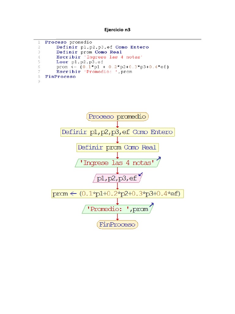 Ejercicios Pseint | PDF