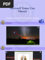 Microsoft Teams Guide for Students | PDF | Tablet Computer | Google Play