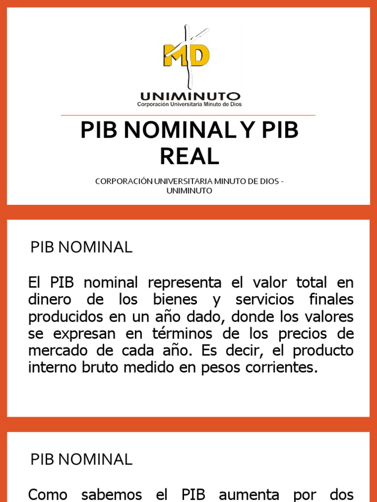 PIB Nominal Y Real | PDF | Producto Interno Bruto | Precios