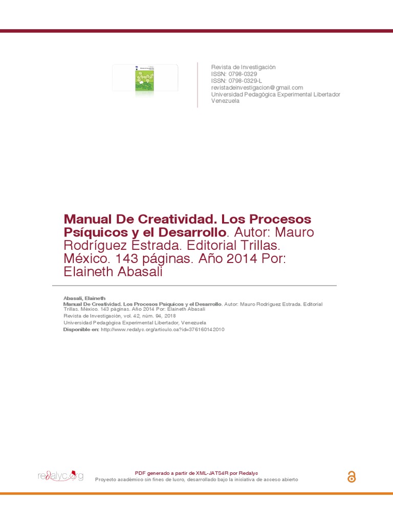 Manual de Creatividad Mauro | PDF | Creatividad | Publicación