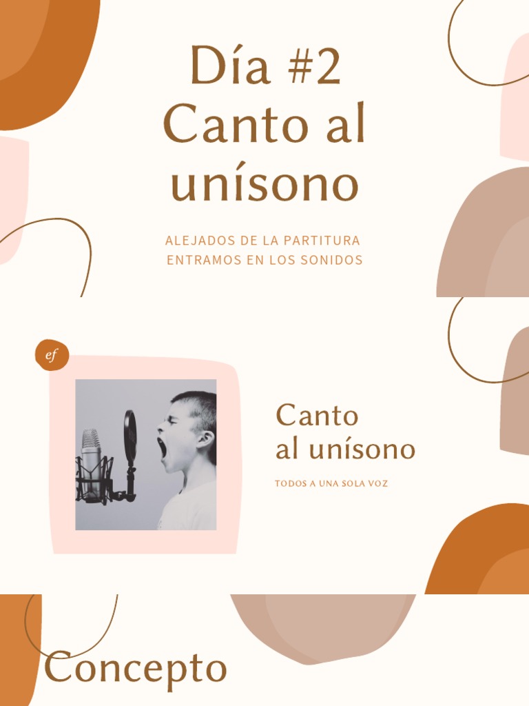 Día #2 Coro Al Unísono | PDF | Arte