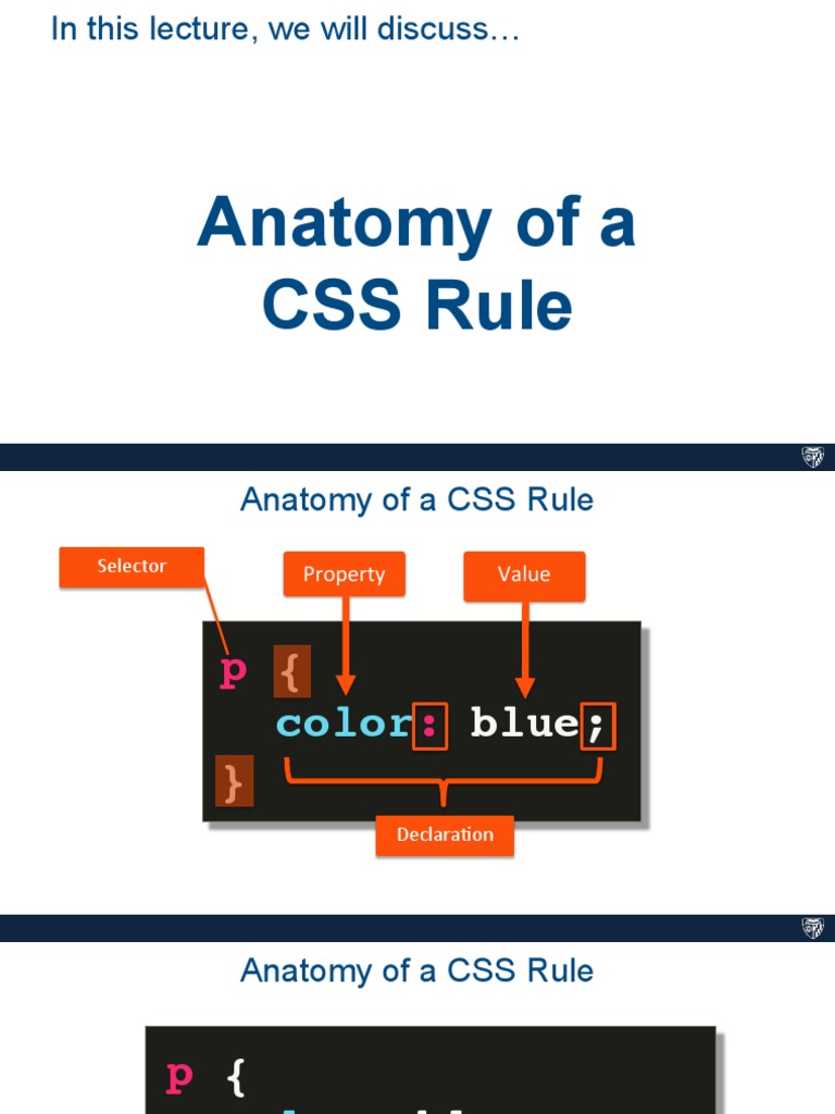 Anatomia de Css | PDF