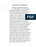Comic Don Quijote para Colorear | PDF