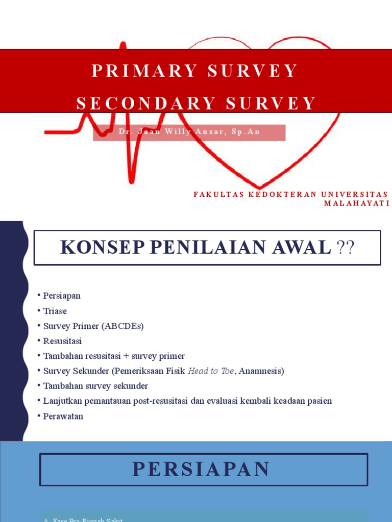 Primary-Secondary Survey | PDF