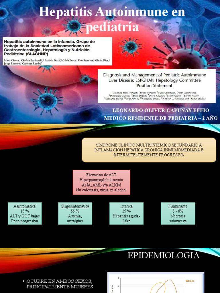 Hepatitis Autoinmune en pediatría | PDF | Hepatitis | Rtt
