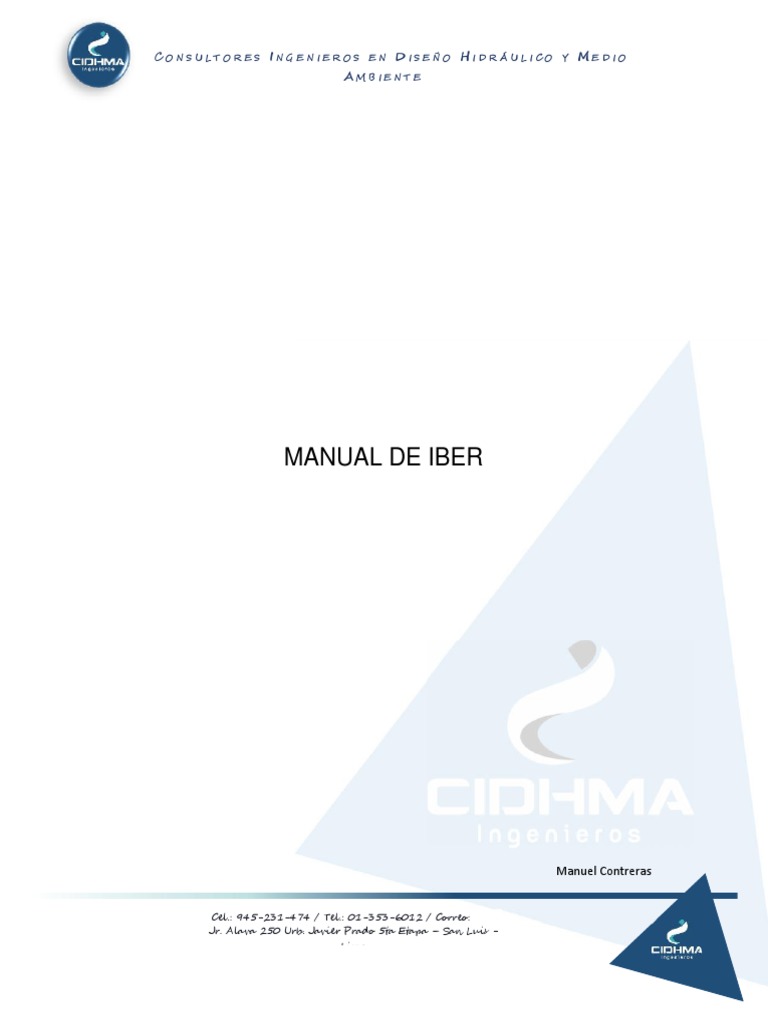 Manual Iber | PDF | Simulación | Informática y tecnología de la información