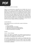 Fundamentals of Accountancy Business and Management 1 Module | PDF ...