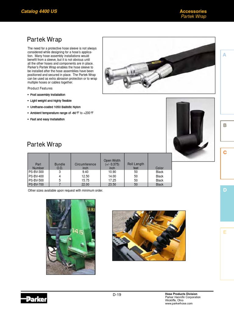 Parker Hose Guard PDF | PDF | Manufactured Goods