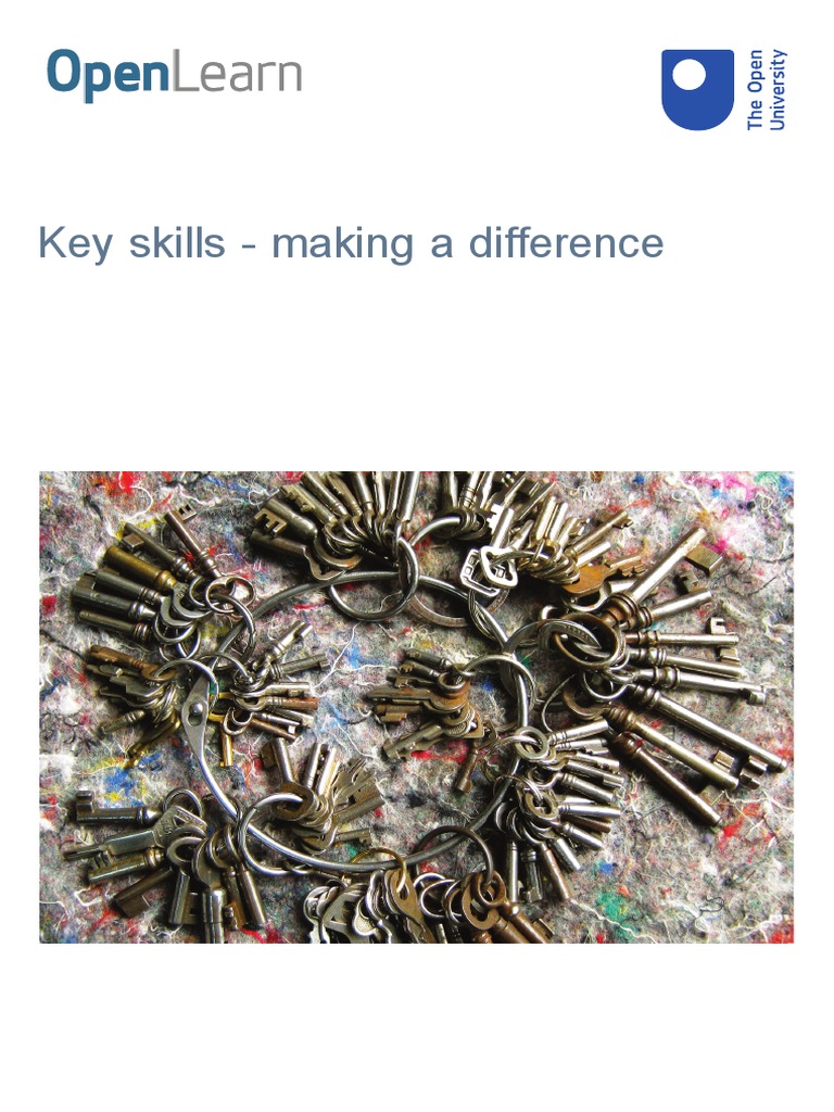 Key Skills - Making A Difference | PDF | Information Literacy | License
