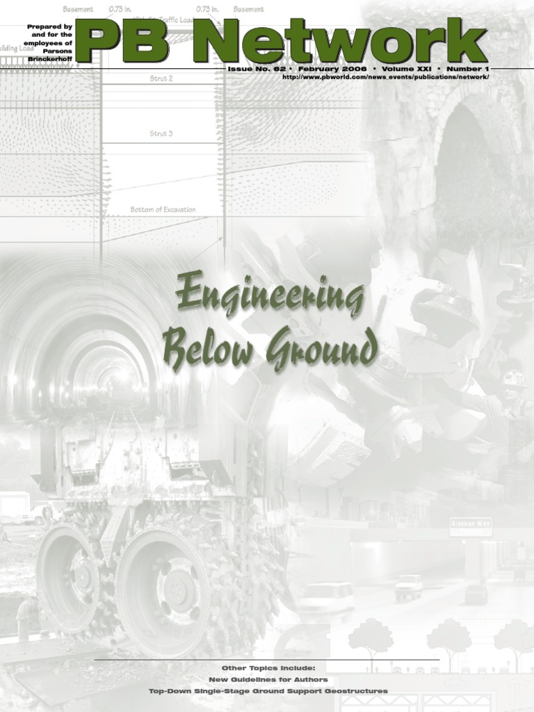 PB Network 62 | PDF | Tunnel | Buoyancy