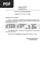 Certificate of Availability of Funds | PDF