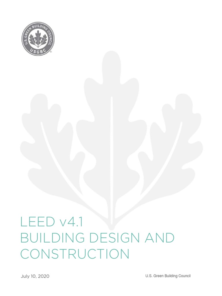 LEED v4.1 BDC Rating System 7.2020 PDF | PDF | Leadership In Energy And ...
