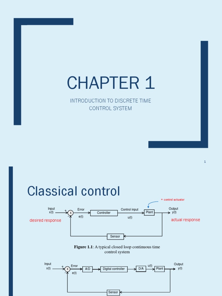 Introduction To Discrete Time Control System | PDF | Analog To Digital ...