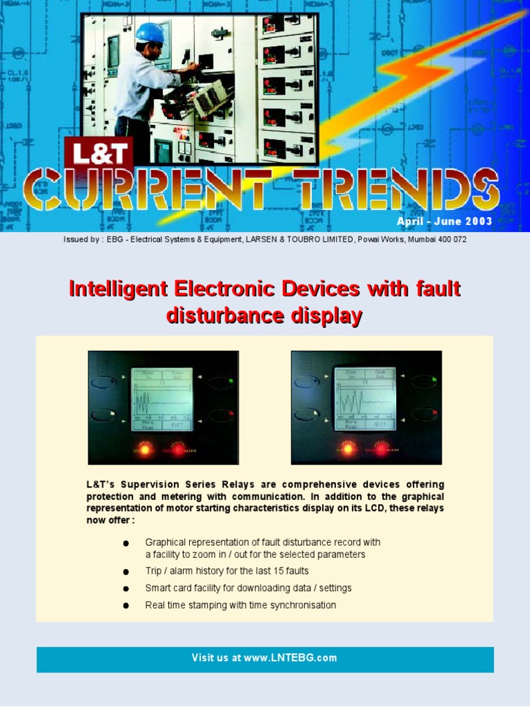 Intelligent Electronic Devices With Fault Disturbance Display (Apr ...