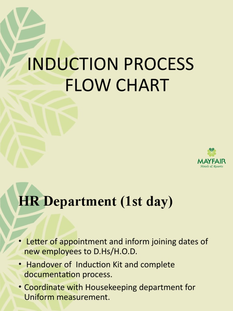 Employee Induction Process Flowchart | PDF | Career & Growth