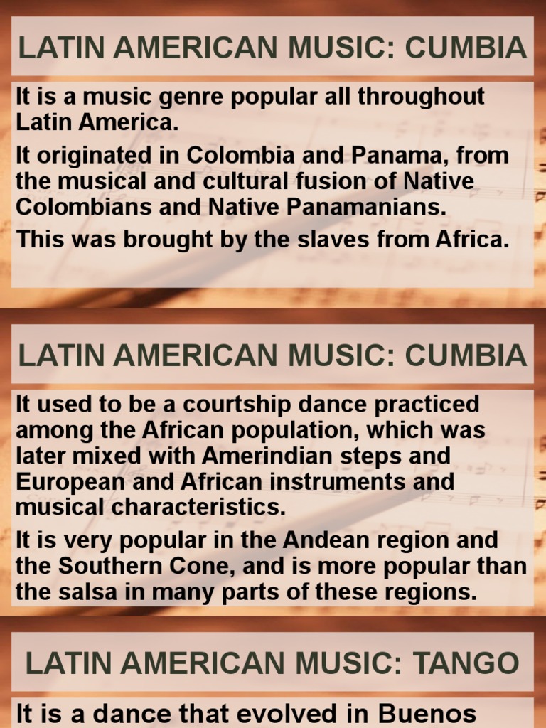 Latin American Genres | PDF | Reggae | Latin American Music