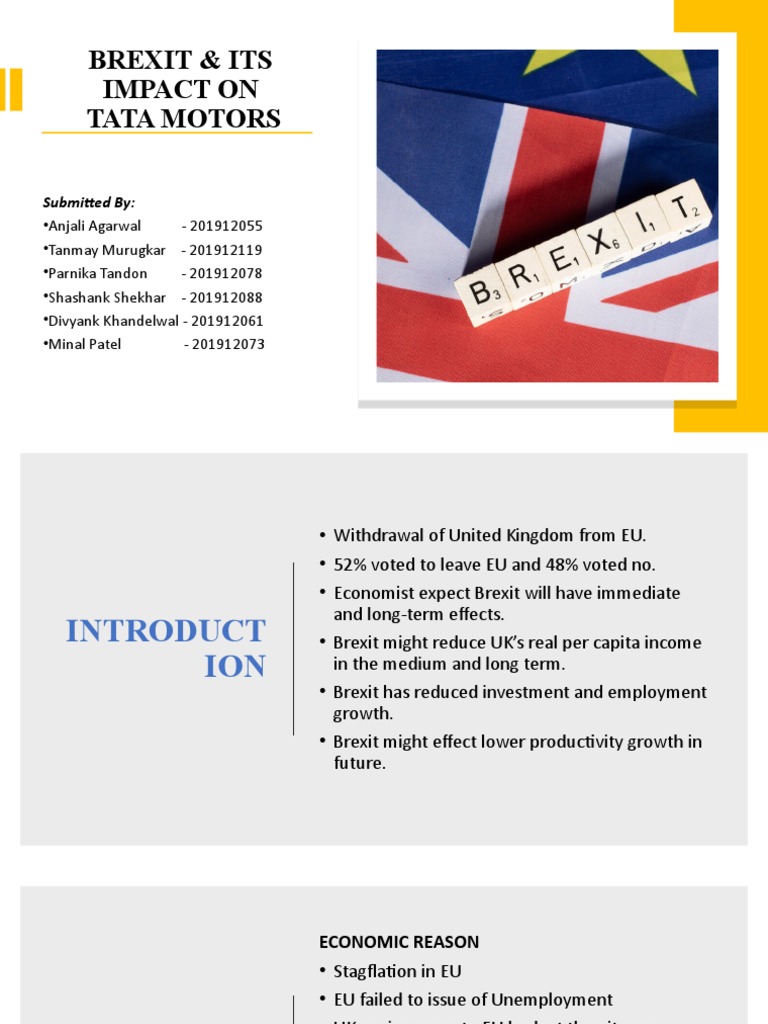 EEB JLR PPT Final | PDF | Brexit | Economies