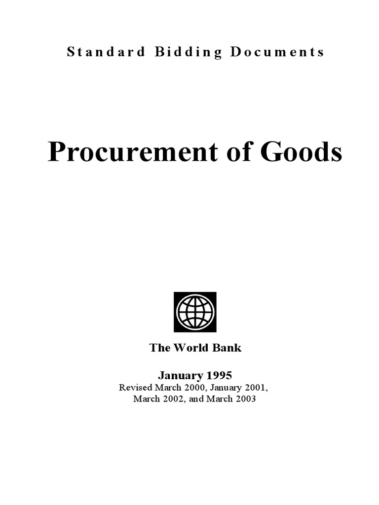 WB Procurement Guidelines | PDF | Loans | Business