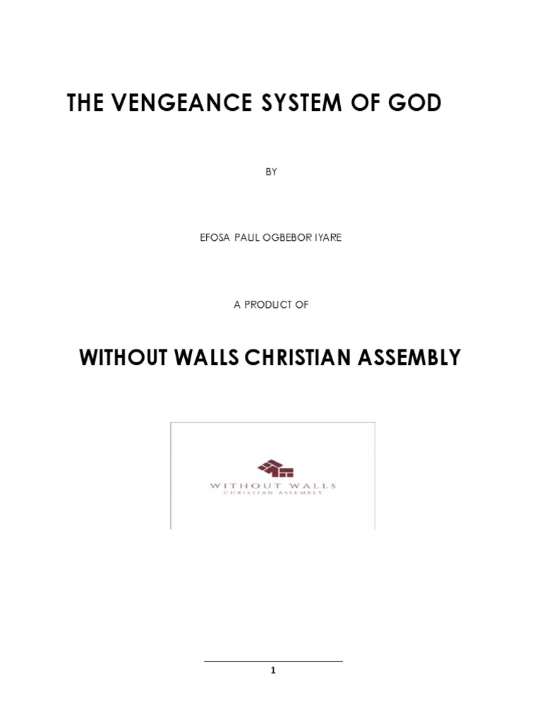 The Vengeance System of God | PDF | Cain And Abel | Christianity