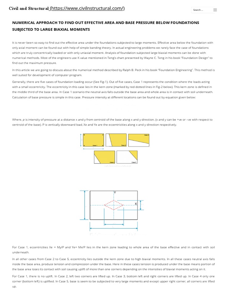Effective Area and Base Pressure Analysis | PDF | Nature | Teaching ...
