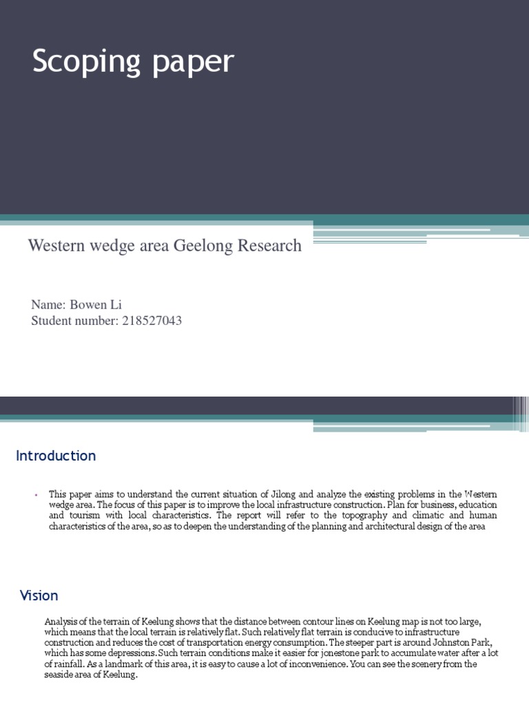 2 - Scoping paper (1) - 看图王 PDF | PDF | Tourism | Flood