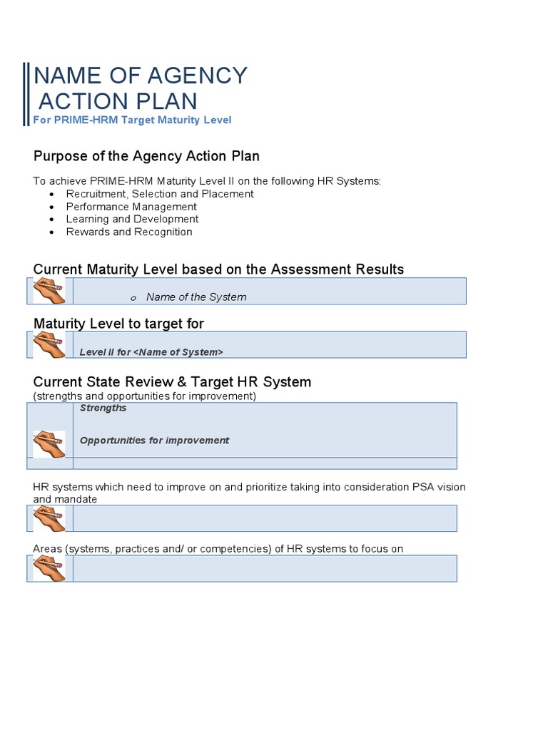 PRIME-HRM Level II Action Plan | PDF | Recruitment | Business