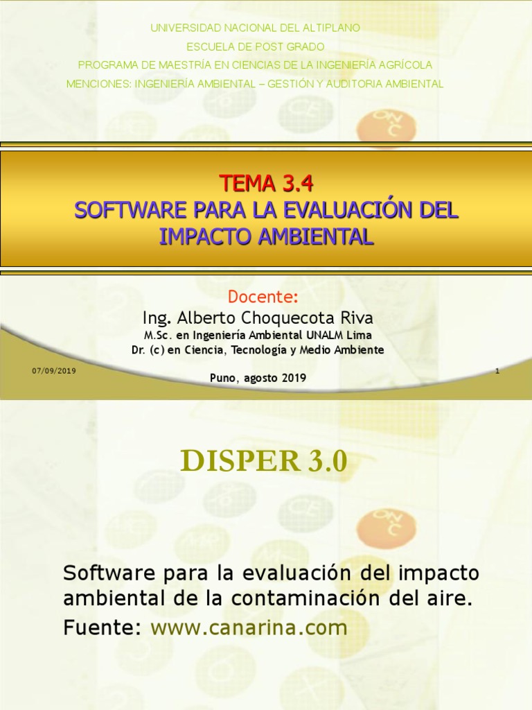 Tema 3.3 Software de Apoyo para EIA IA y GAA | PDF