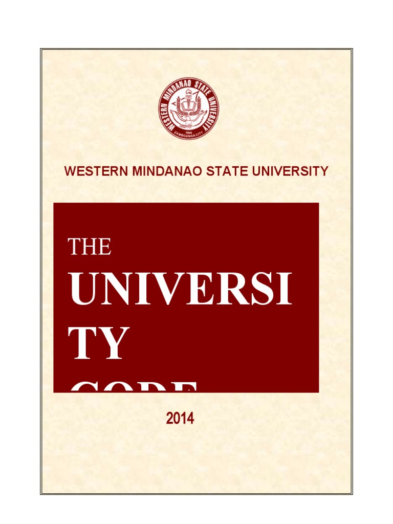 WMSU Code | PDF | Board Of Directors | University