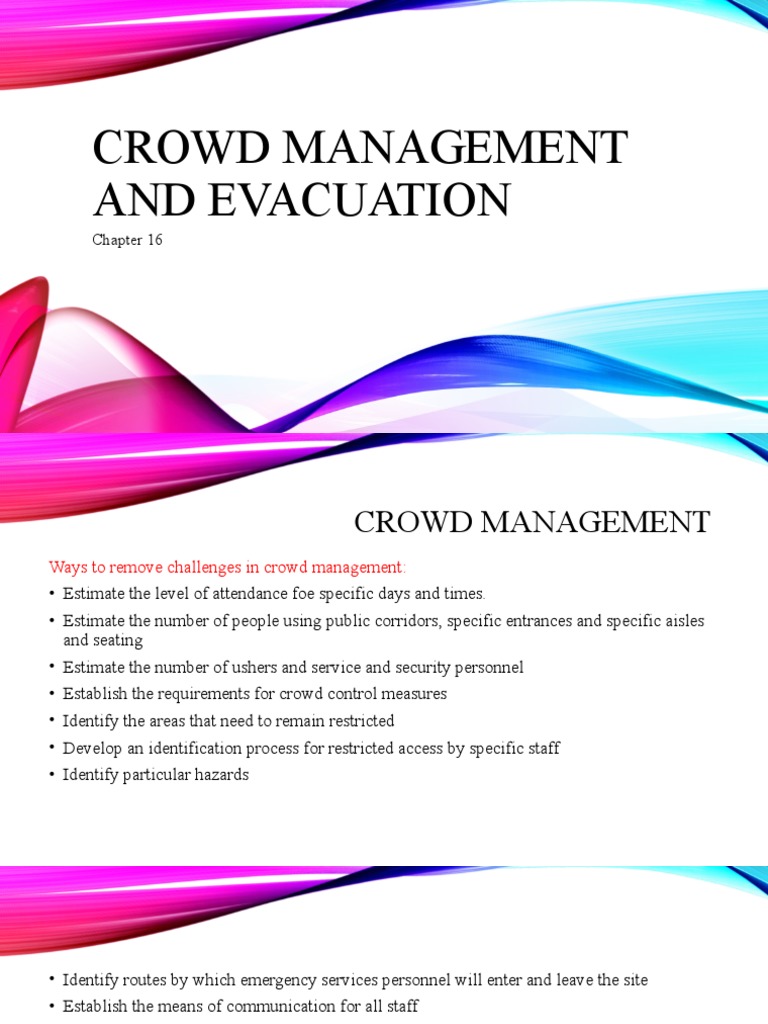 Crowd Management and Evacuation | PDF | Emergency Evacuation | Emergency