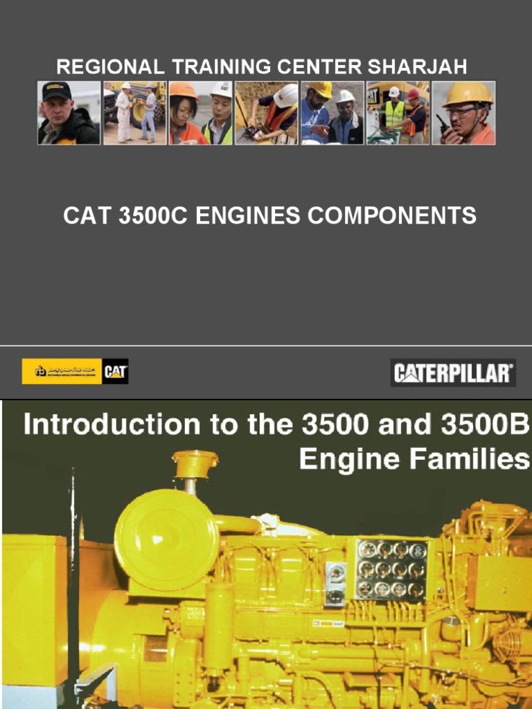 CAT 3500C Engine Components Overview | PDF | Piston | Vehicle Technology