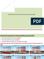 RCC Frame Structure and Plinth Beams | PDF | Column | Beam (Structure)