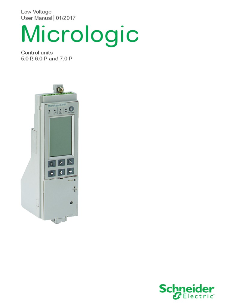 Micrologic: Low Voltage User Manual 01/2017 | Download Free PDF | Power ...