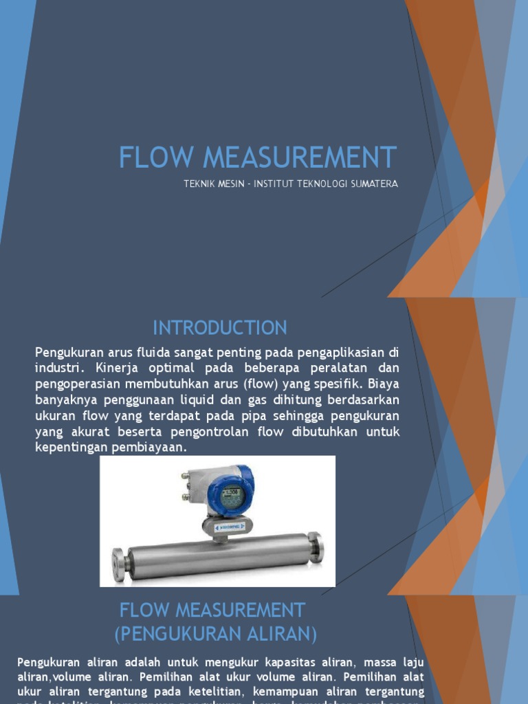 Flow Measurement | PDF