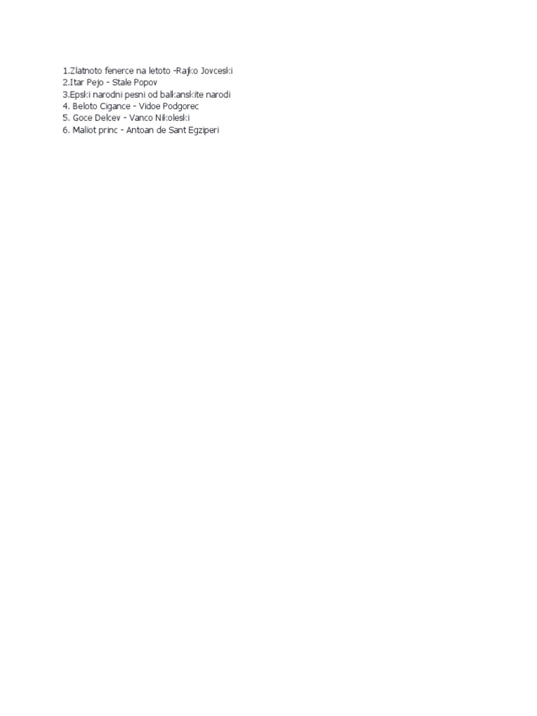 Lektiri Za V | PDF