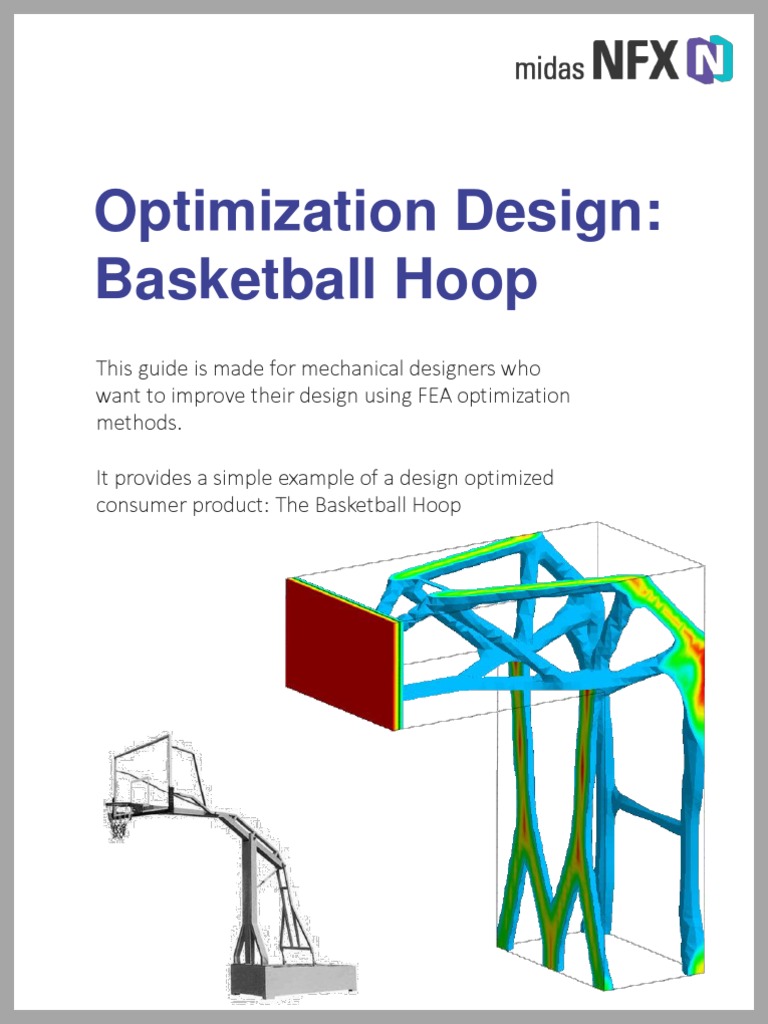 Basketball Hoop Topology Optimization - Midas NFX | PDF | Mathematical ...