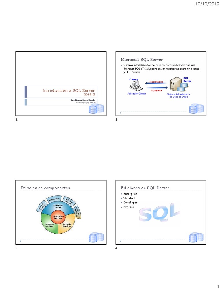 SQL - Server - 2019 | PDF | Servidor SQL de Microsoft | SQL