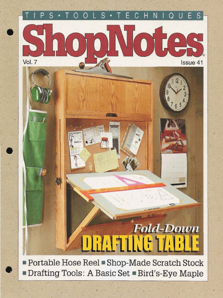 ShopNotes Issue 41 PDF | PDF | Drilling | Triangle