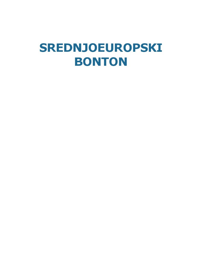 Bonton | PDF