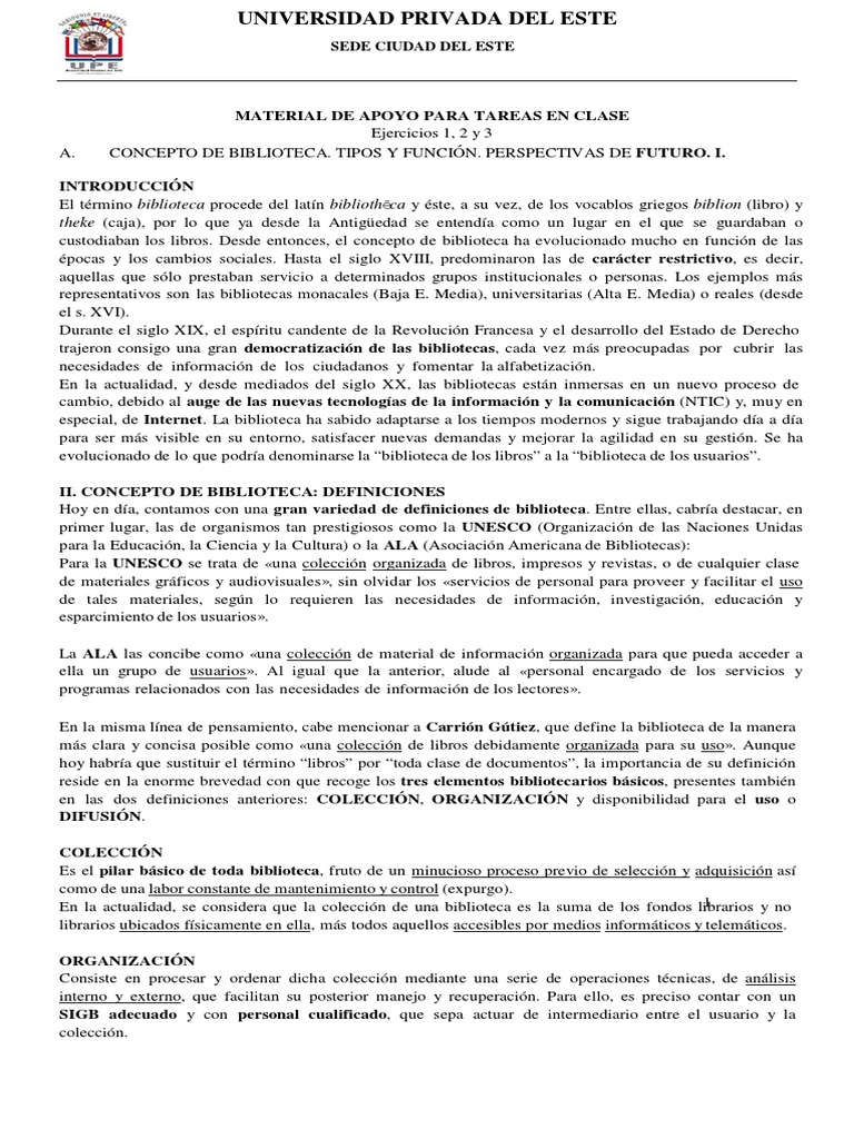 MATERIAL DE APOYO PARA TAREAS EN CLASE - Doc 2020 PDF | PDF ...