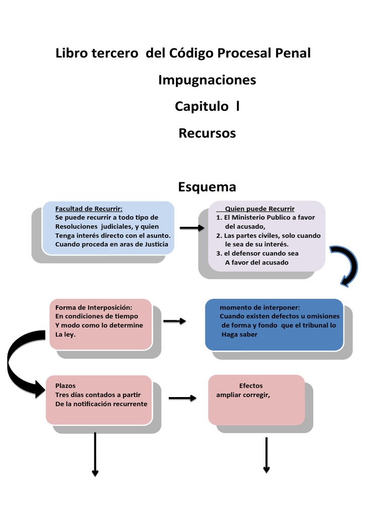 Libro Tercero Del Código Procesal Penal LLLLLL | PDF | Apelación | Instituciones gubernamentales