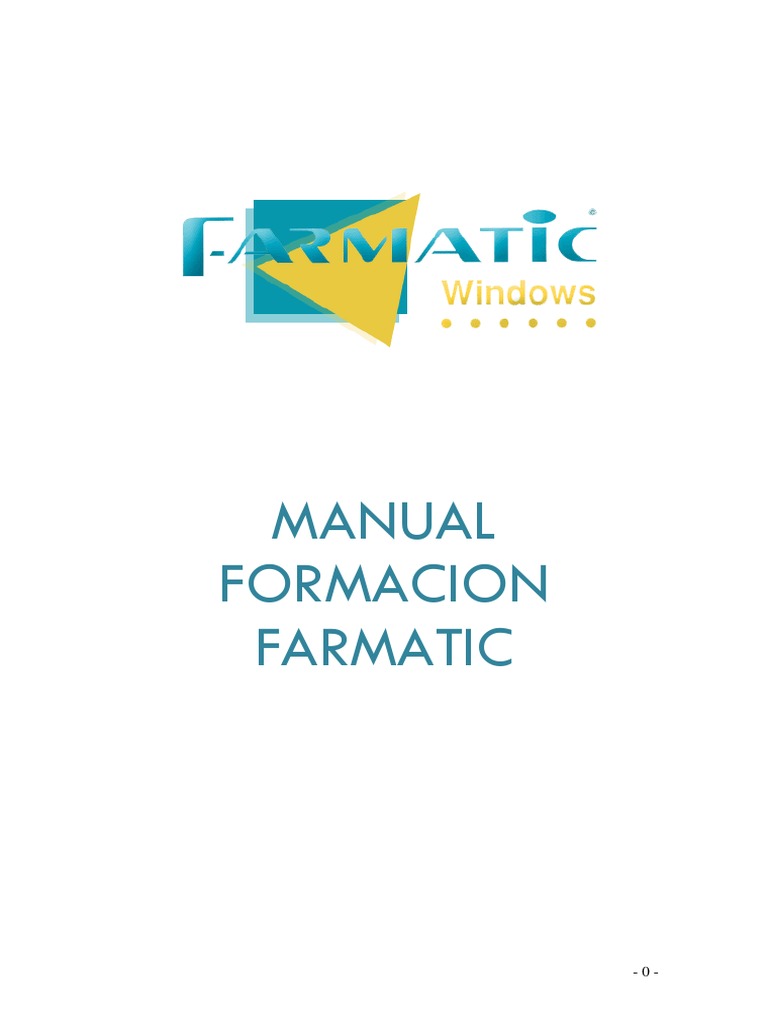 Manual Formacion Farmatic | PDF | Software | La interacción persona ...
